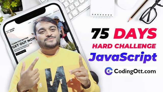 javascript 75 days hard challenge